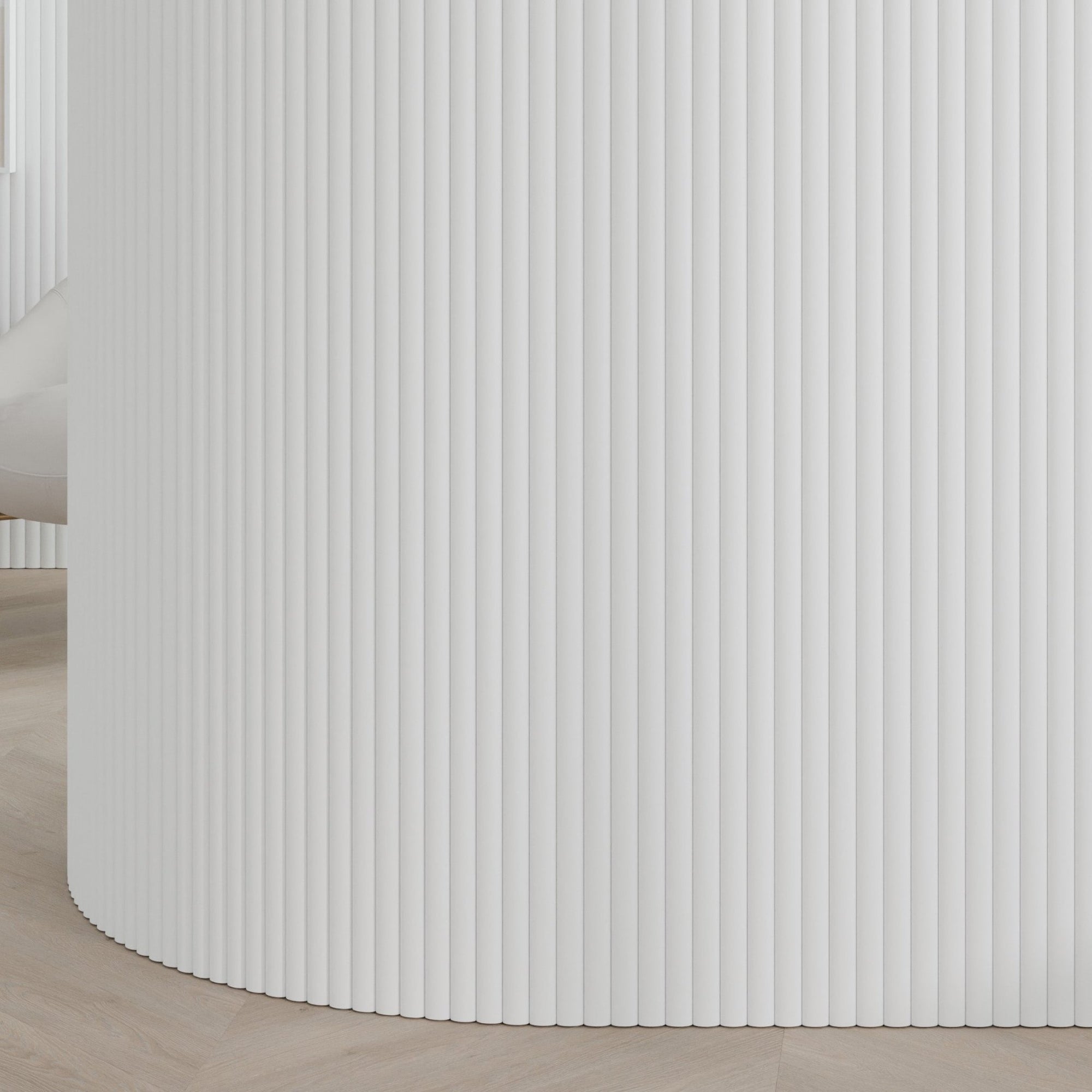 Paintable Ridge Paint-Ready Fluted Wall Panels – Primed MDF Panels