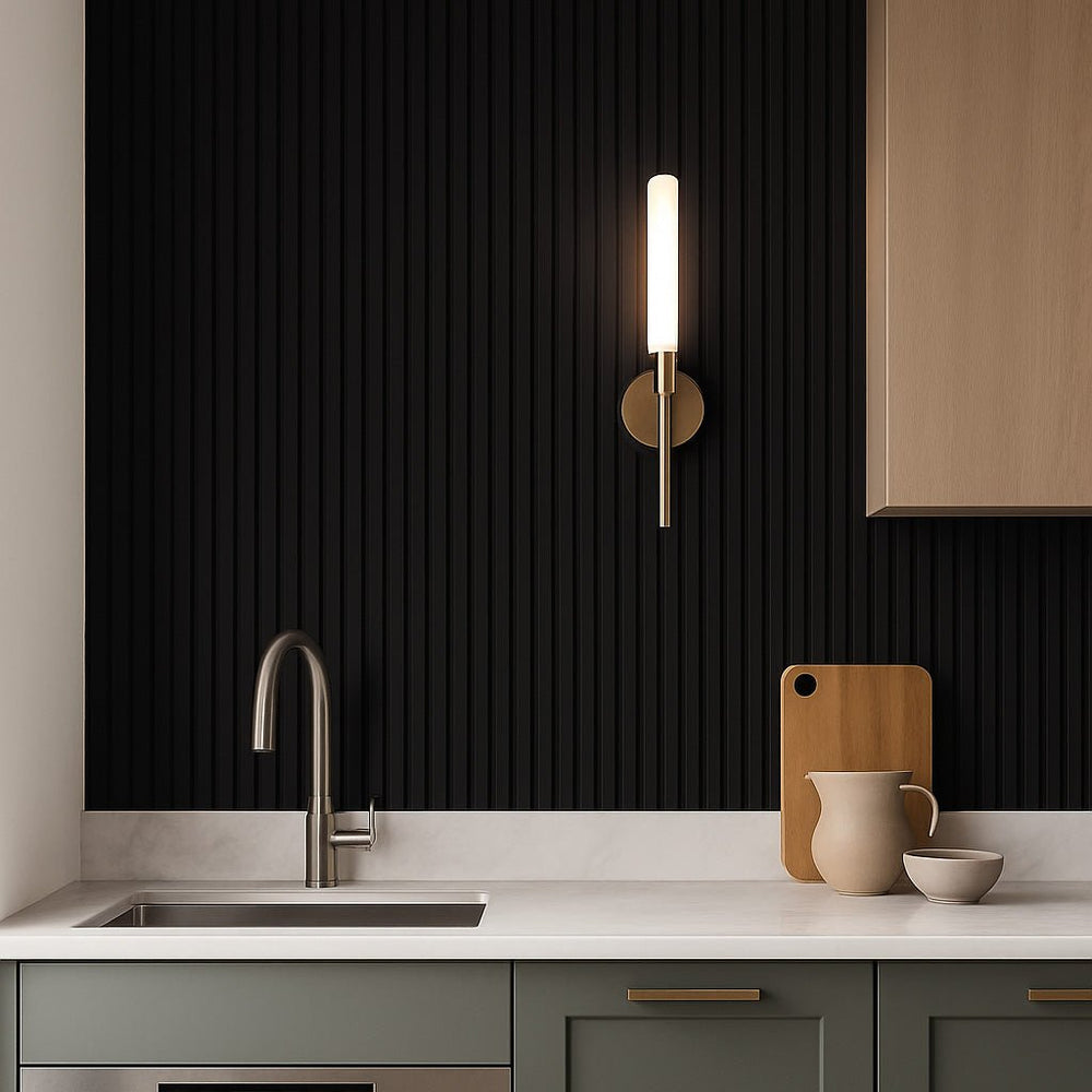 Paintable 106" 9ft Slat Paint-Ready Fluted Wall Panels – Primed MDF Panels