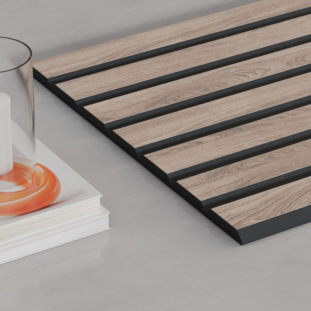 Ultralight Wood Slat Acoustic Wall Panels - Flexible for curved walls