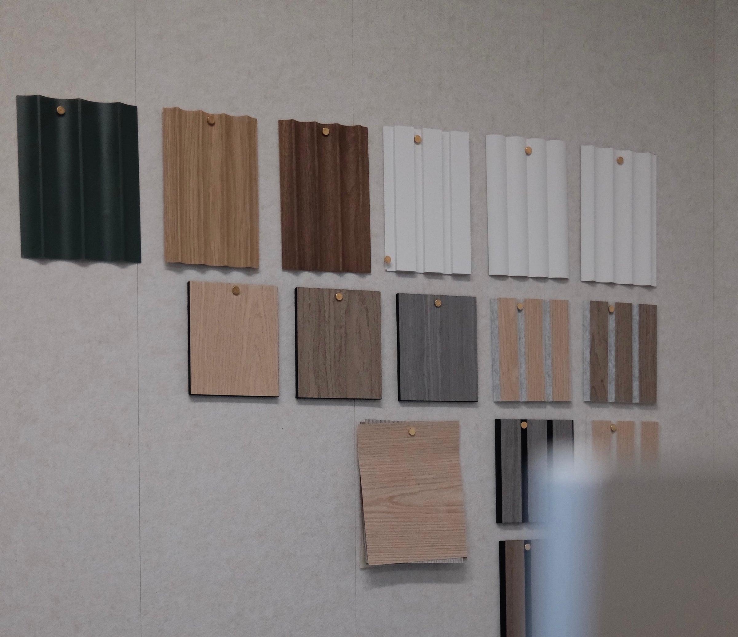 Wood Slat Acoustic Panel Samples