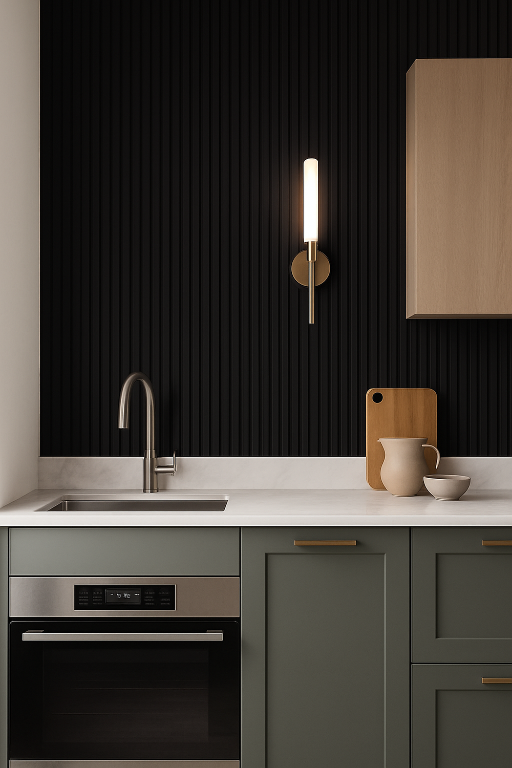 Paint-Ready Valley Fluted Wall Panel Sample | See & Feel the Quality