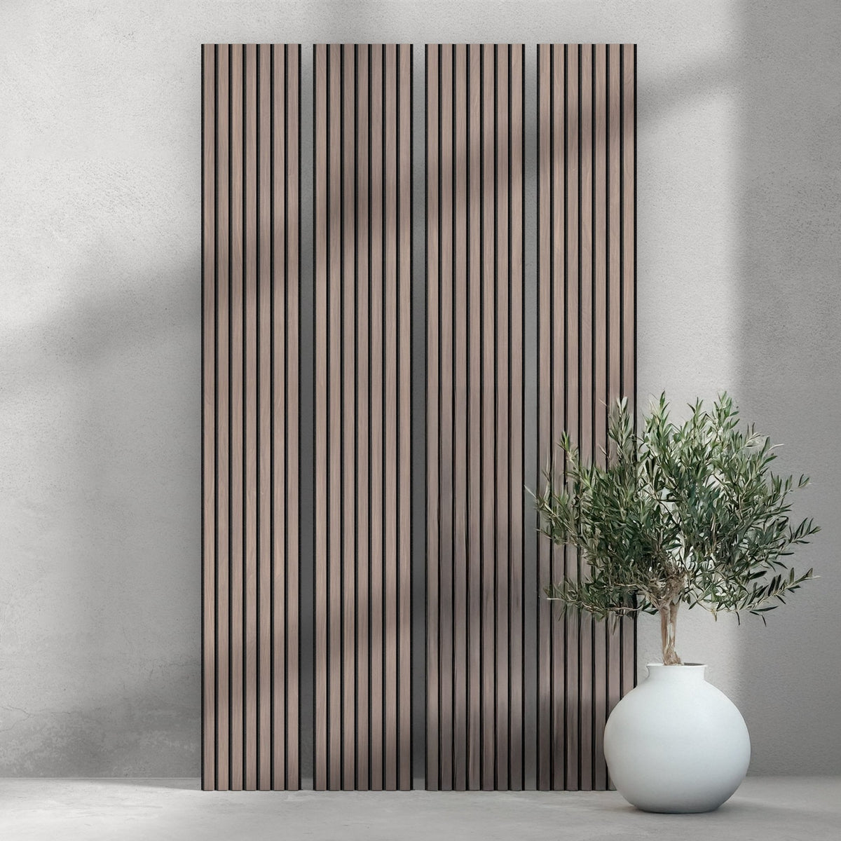 Ultralight Wood Slat Acoustic Wall Panels - Flexible for curved walls