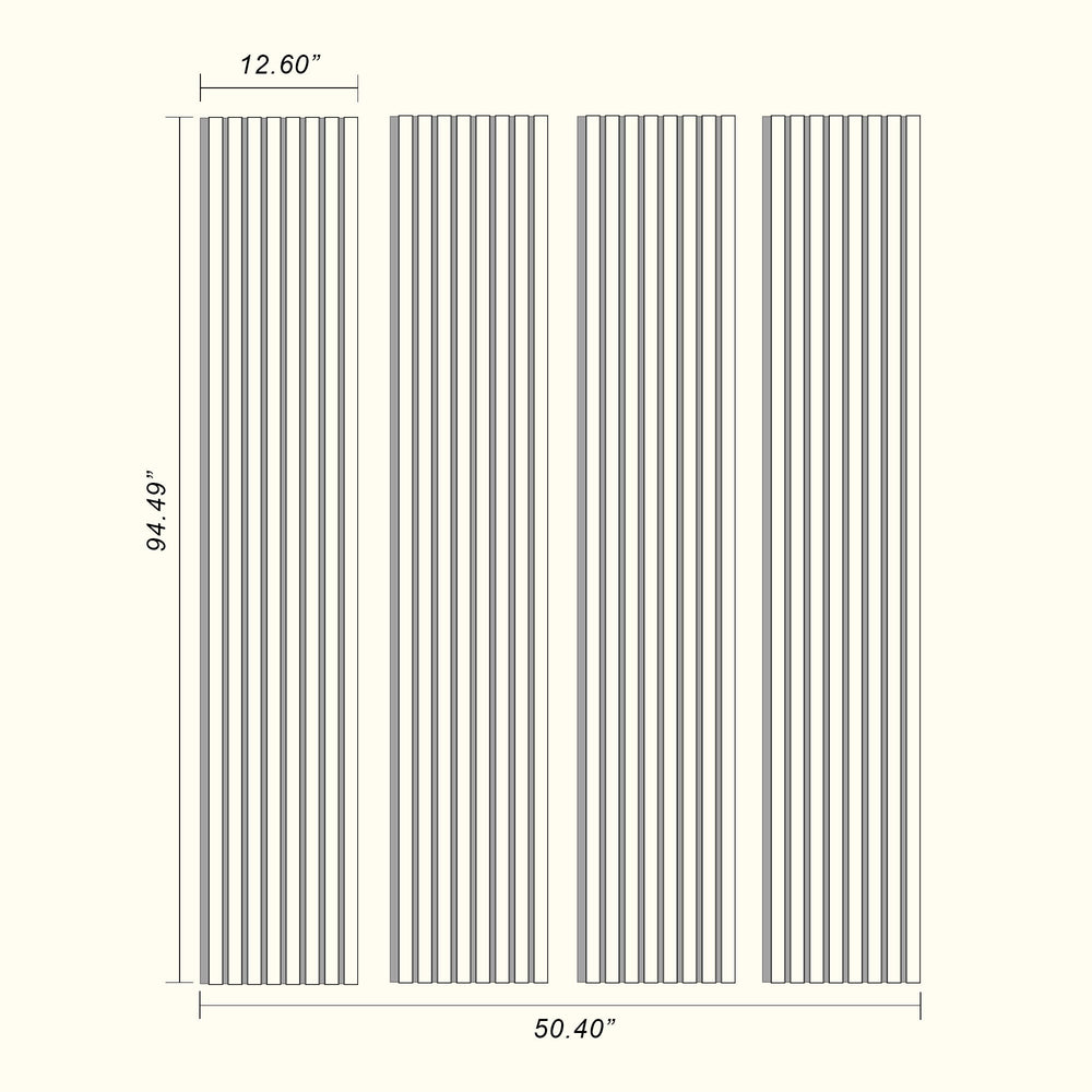 ULTRALIGHT Flexible Lightweight White Oak Acoustic Wood Slat Wall Pane