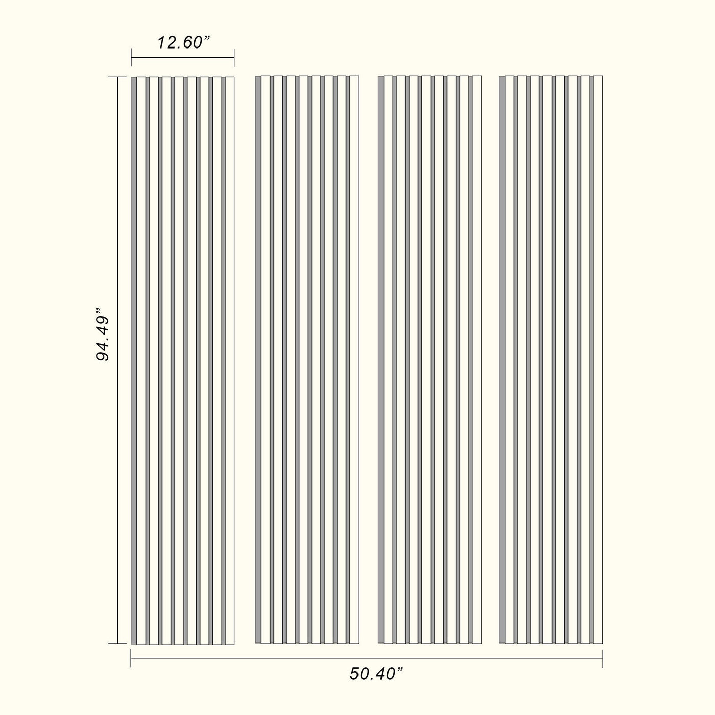 ULTRALIGHT Flexible Lightweight White Oak Acoustic Wood Slat Wall Pane