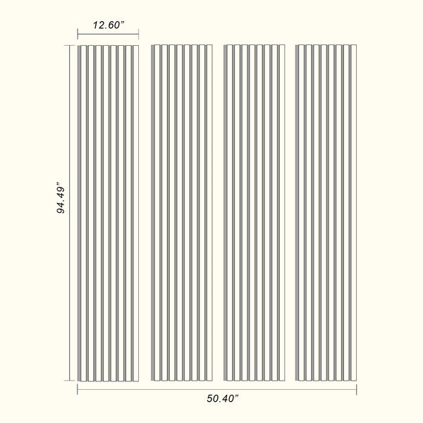 ULTRALIGHT Flexible Lightweight White Oak Acoustic Wood Slat Wall Pane