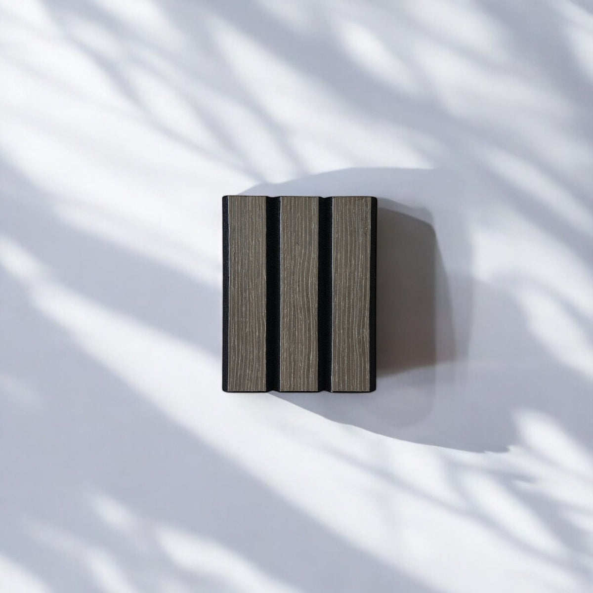 Ultralight Grey Oak Wood Slat Sample - Quality Touch & Feel before You Buy