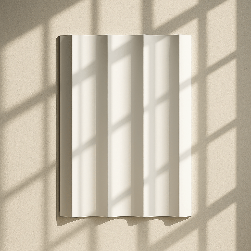 Paint-Ready Valley Fluted Wall Panel Sample | See & Feel the Quality