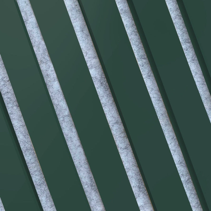 Forest Green Wood Slat Sample - Quality, Touch & Feel Before You Buy